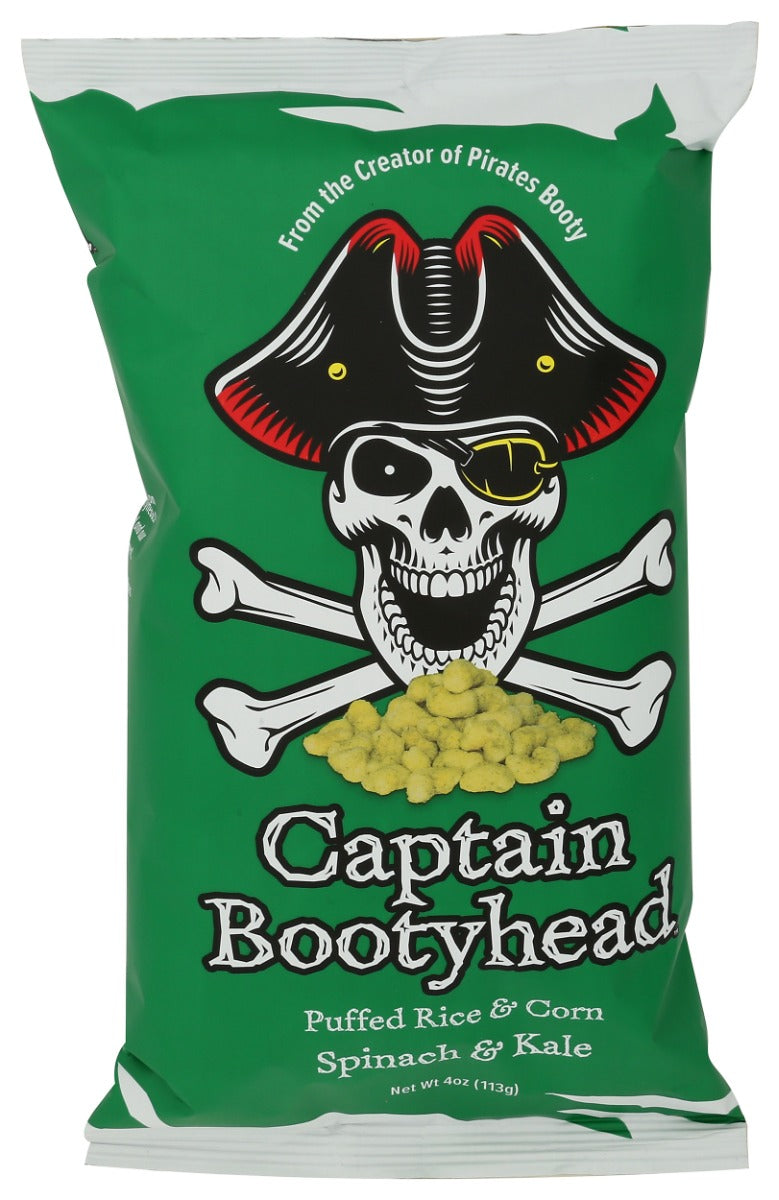 Captain Booty Head Puffed Rice & Corn Spinach & Kale 4 oz – Locatel ...