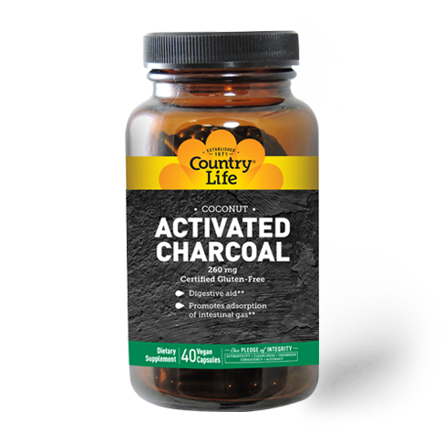Country Life Charcoal 269 mg 40 Capsules – Locatel Health & Wellness ...