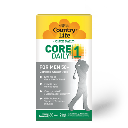 Country Life Core Daily 1 Men 50+ 60 Tabletas – Locatel Health ...