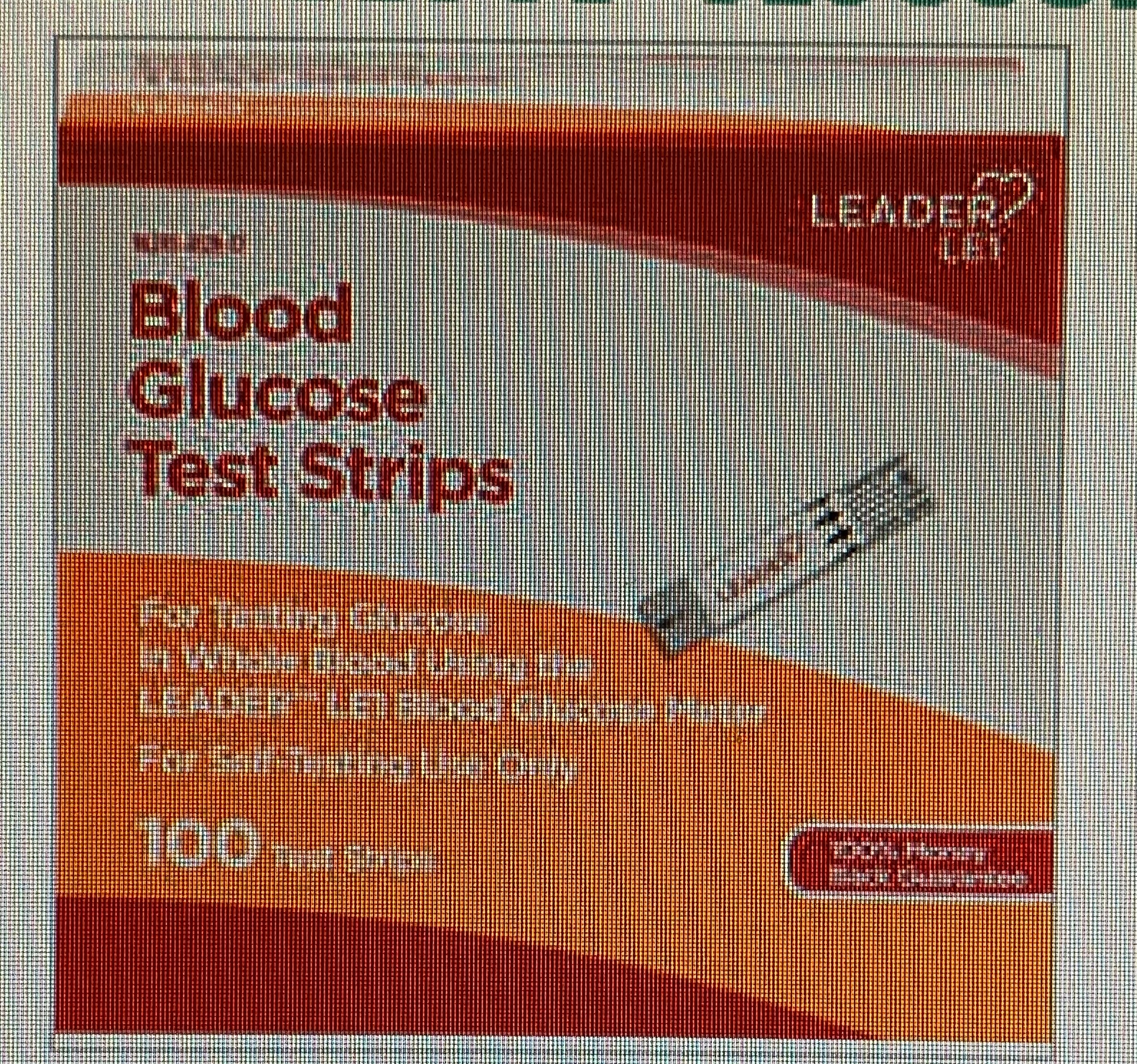 Leader LE1 Blood Glucose Test Strips 100 ct – Locatel Health & Wellness ...